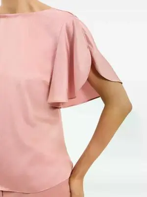 Rebecca Vallance Alina Flutter-sleeve Blouse