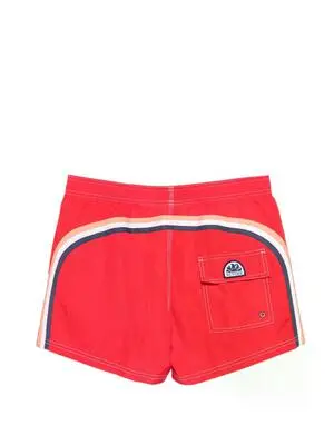 Sundek Stripe-trim Swim Shorts