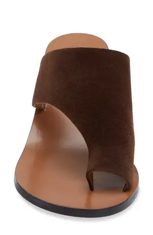 ATP ATELIER Rosate Suede Toe Loop Sandal