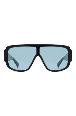 12PM STUDIOS Aspen Shield Sunglasses - Black/blue
