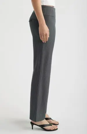 Princess Polly Isabeau Pinstripe Flare Pants