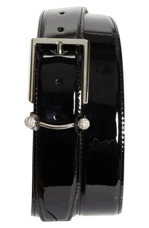 CHRISTIAN LOUBOUTIN Christian Louboutin Chambeliss Patent Leather Belt