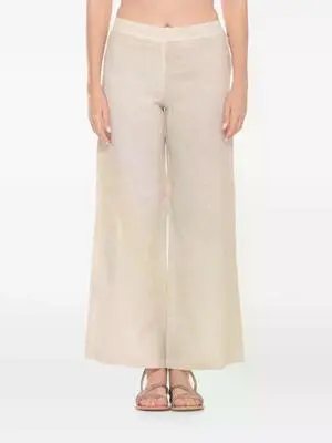 120% Lino Linen Palazzo Pants