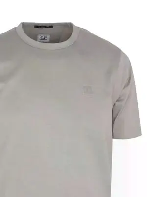 C.P. COMPANY Logo-patch T-shirt - Grey