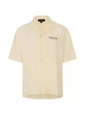 REPRESENT Owners Club Script Short-sleeve Shirt - Neutrals
