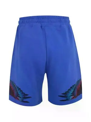 COUNTY OF MILAN Wings Print Drawstring Shorts