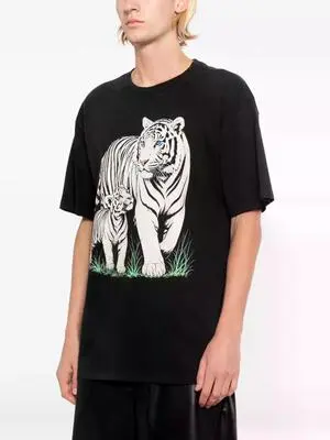 MELT Tiger-printed T-shirt - Black