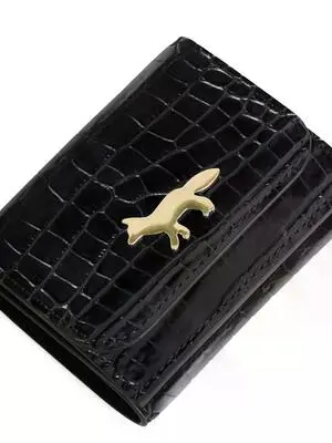 Maison Kitsuné Edie Croc-effect Wallet
