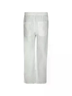 120% Lino Drawstring Waist Trousers