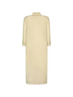 120% Lino Midi Shirt Dress