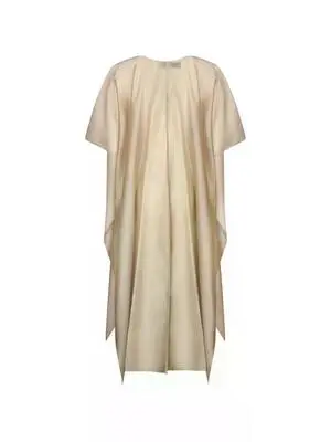 BLANCA VITA Open-front Short-sleeve Poncho