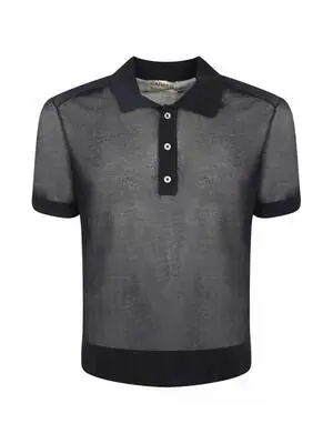 CARRER Semi-sheer Polo Shirt