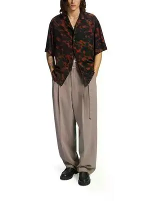 Hugo Belted Pleated Trousers