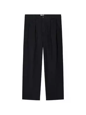 Closed Pleated Trousers - Black