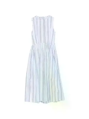 Dice Kayek Butterfly Embroidered Stripe Dress