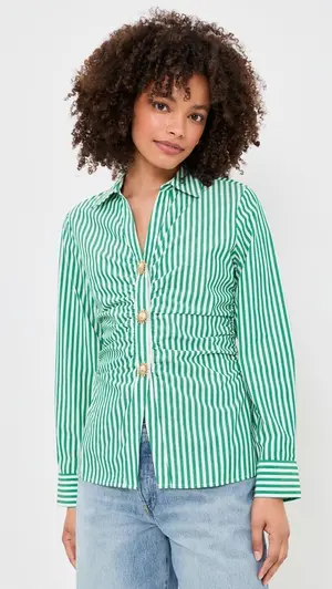 Rails Carayln Striped Button-down Shirt