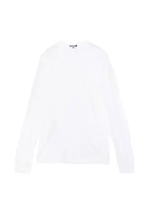 JAMES PERSE Long-sleeve Jersey T-shirt - White