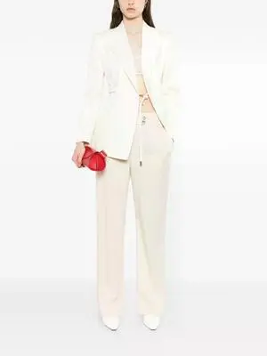 Gabriela Hearst Peak Lapel Drawstring Blazer