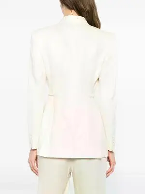 Gabriela Hearst Peak Lapel Drawstring Blazer