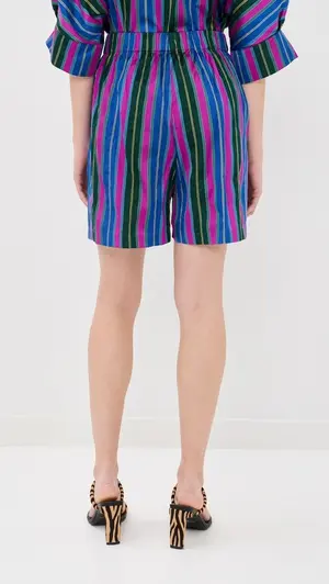 CARO EDITIONS Coco Silk Shorts