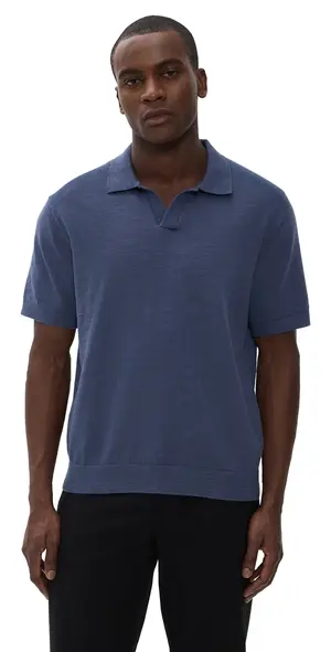 Madewell Johnny-collar Sweater Polo Shirt