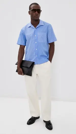Rag & Bone Avery Poplin Shirt - Blmst