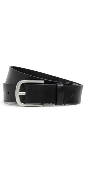 CORRIDOR Leather Belt - Black
