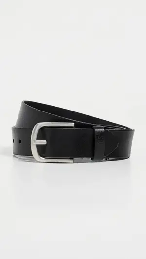 CORRIDOR Leather Belt - Black