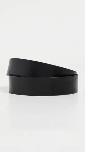 CORRIDOR Leather Belt - Black