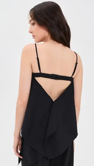 LA LIGNE Drape Back Top