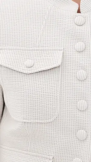 Rag & Bone Mercer Seersucker Blazer - Grey