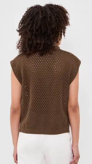 PISTOLA Beck Slouchy Open Knit Sweater