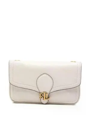 Ralph Lauren Logo-plaque Pebbled-leather Clutch Bag