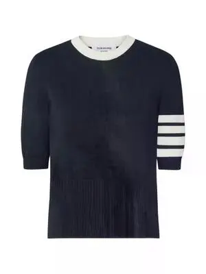 Thom Browne Hector Intarsia T-shirt - Blue