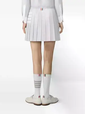 Thom Browne 4-bar Drawstring Pleated Skirt