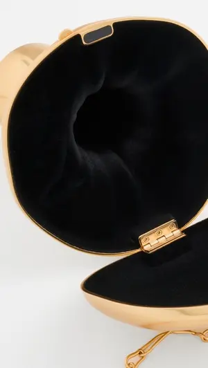 Cult Gaia Fungo Clutch - Brushed Brass