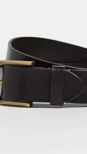CORRIDOR Leather Belt - Brown