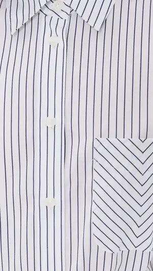 Rag & Bone Lucia Stripe Mini Dress - Navy Stripe