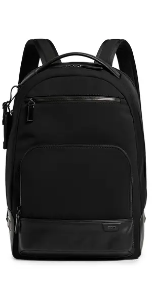 Tumi Warren Backpack With Leather Trim - Black
