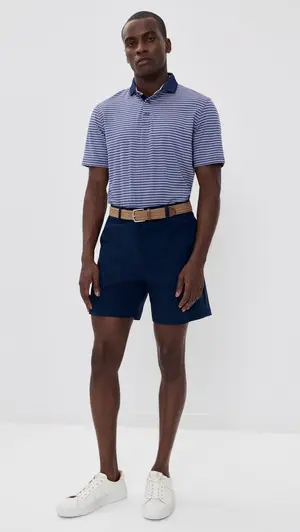 Greyson Winoka Striped Polo