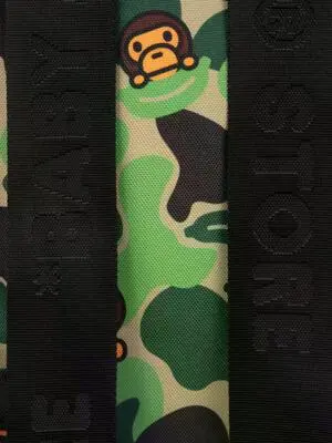 A BATHING APE Baby Milo Camo-print Backpack