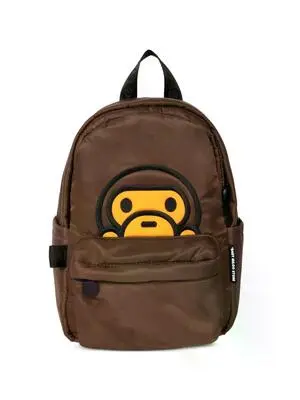 A BATHING APE Baby Milo Embroidered Backpack