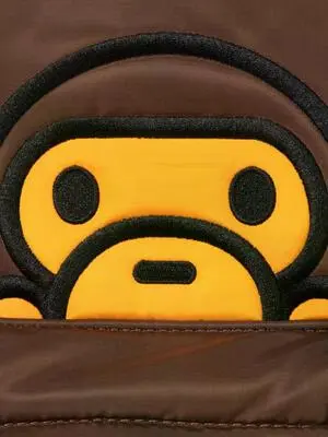 A BATHING APE Baby Milo Embroidered Backpack