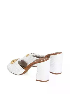 Dolce & Gabbana Raffia Mules