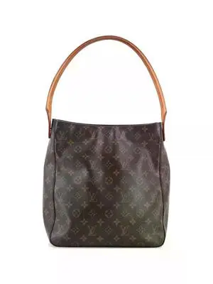 LOUIS VUITTON Monogram Canvas Gm Looping Shoulder Bag - Brown