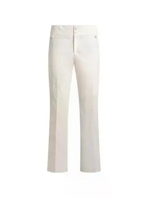 Etro Jacquard Straight-leg Trousers - Neutrals