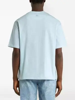 Etro Palm-tree-embroidery T-shirt