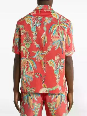 Etro Parrot And Palm-tree Print Shirt
