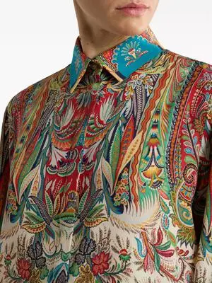 Etro Paisley-print Silk Shirt