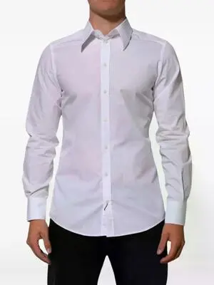 Dolce & Gabbana Martini Shirt In Cotton - White